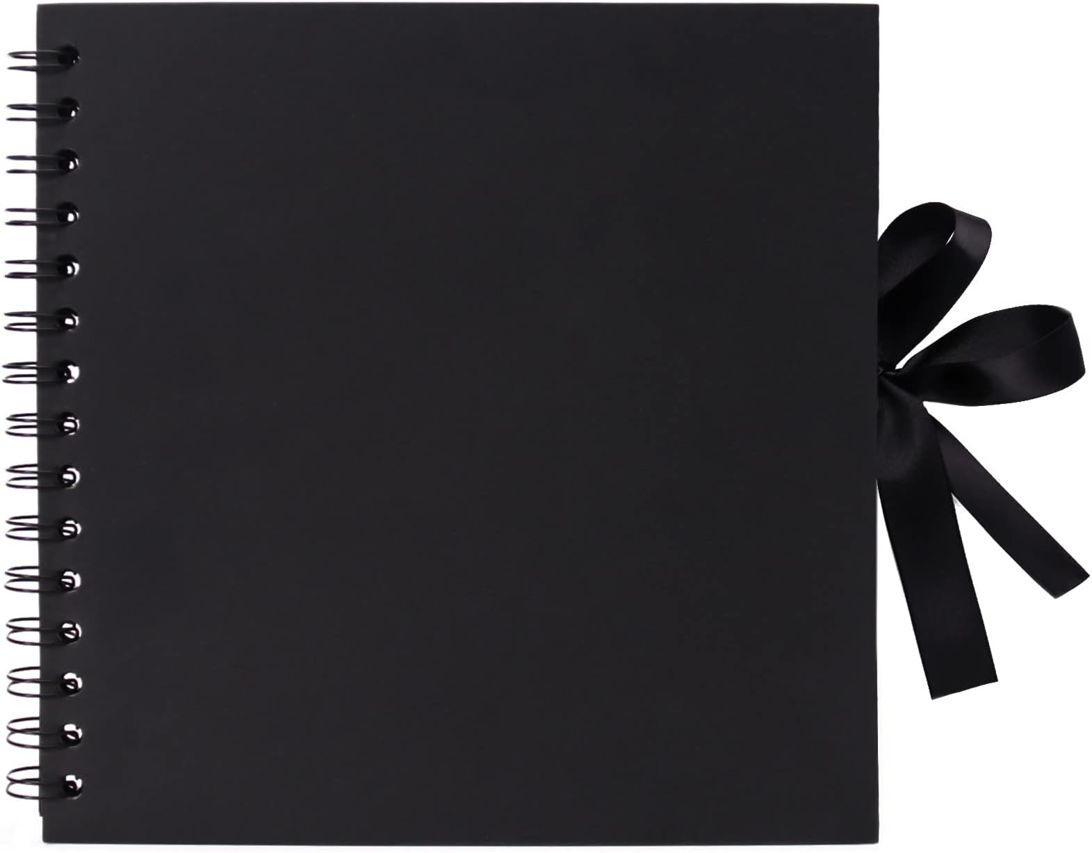 Amazon.com: Scrapbook, 10x7" Photo Album 20 Black Pages, Great for ...