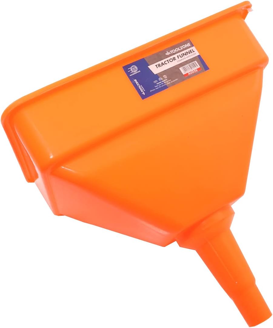 Toolzone Large Rectangular/Square Tractor Funnel : Amazon.co.uk: Automotive