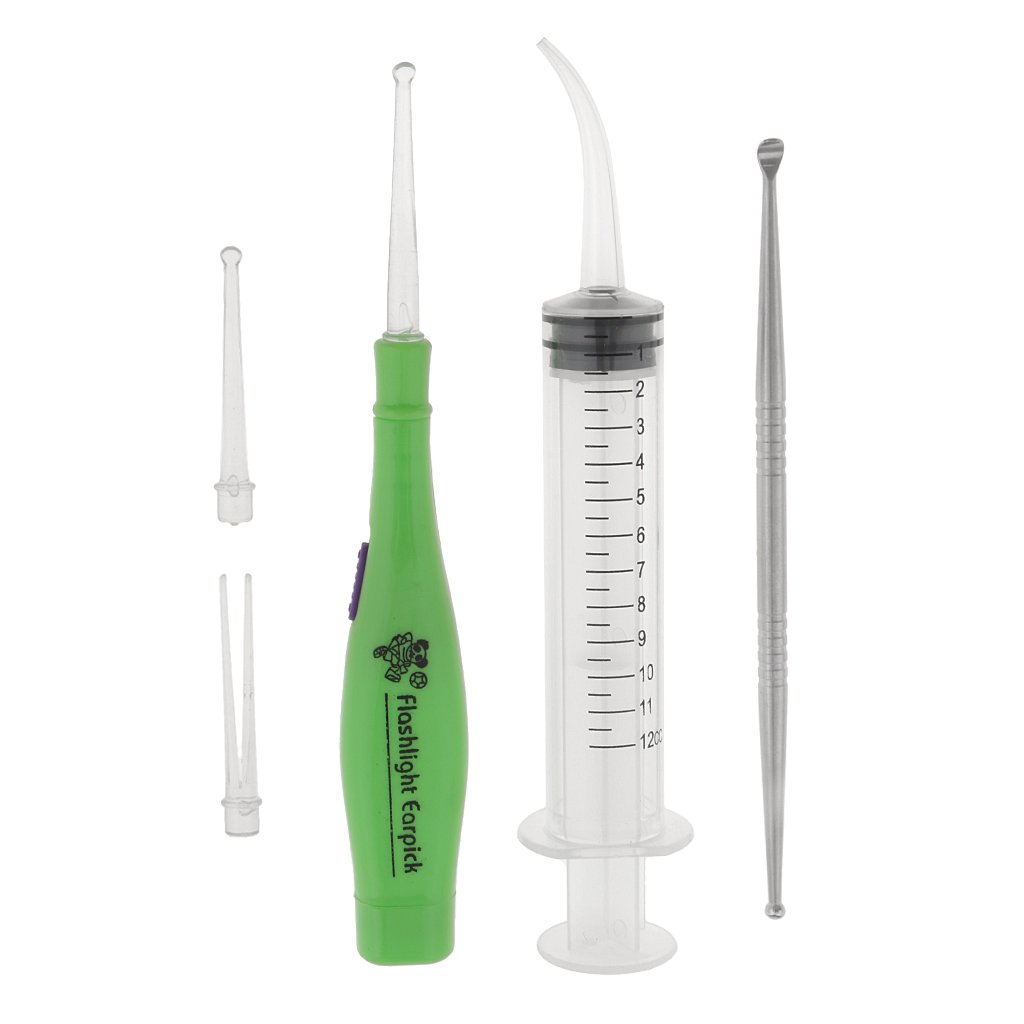 T.O.G. Tonsil & Ear Stone Remover Set w/LED Light+Irrigation Syringe ...