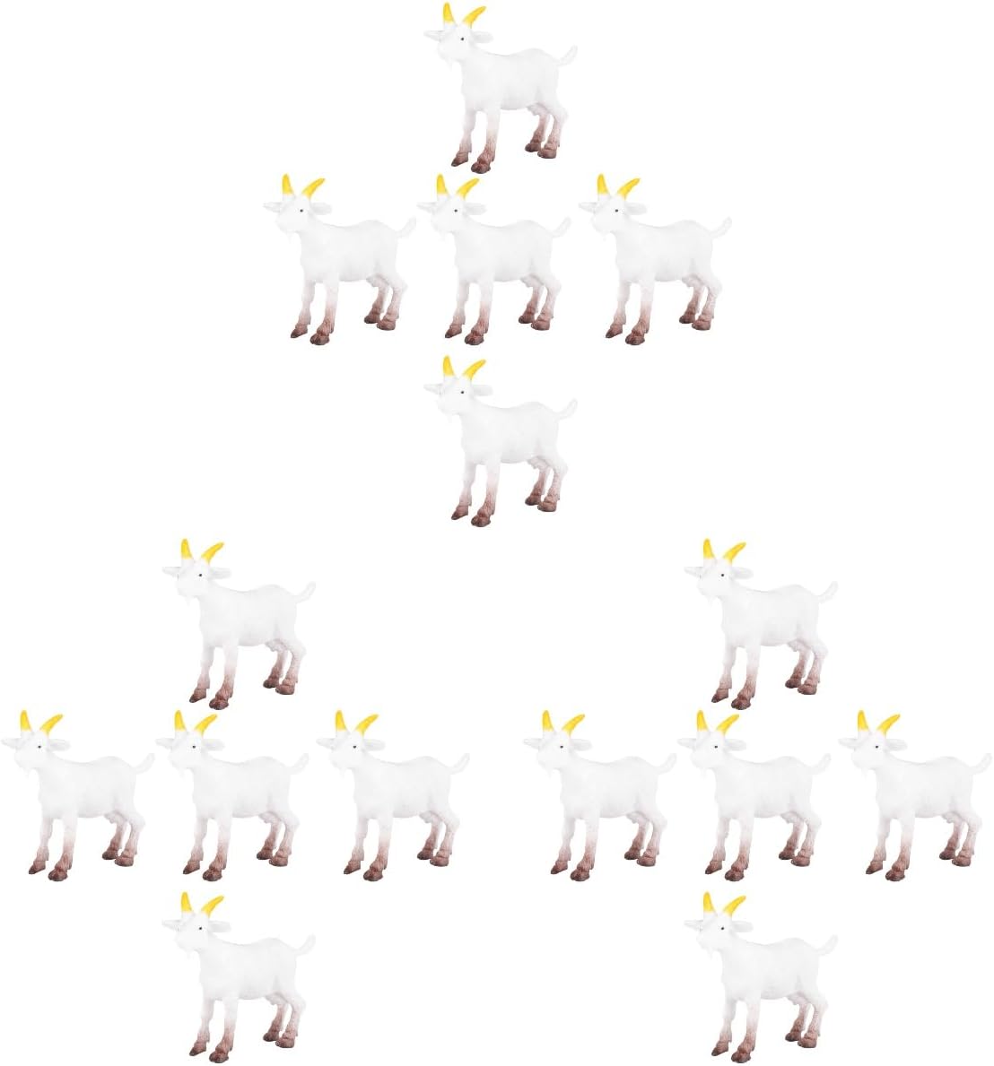 Amazon.com: YARNOW 15pcs Animal Goats Tiny Decors Realistic for Figures ...