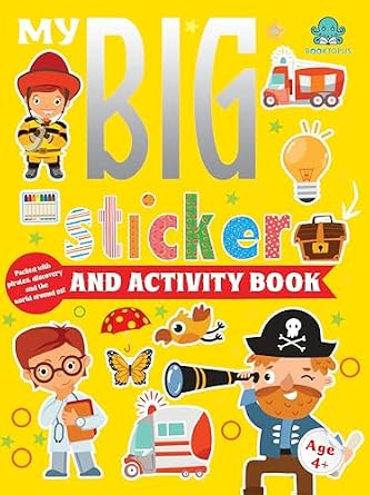 My Big Sticker And Activity Book 4: 9789365692419: Books - Amazon.ca