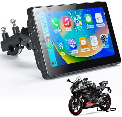 Motorcycle Carplay Screen Wireless Carplay Android Auto 7" IPS ...