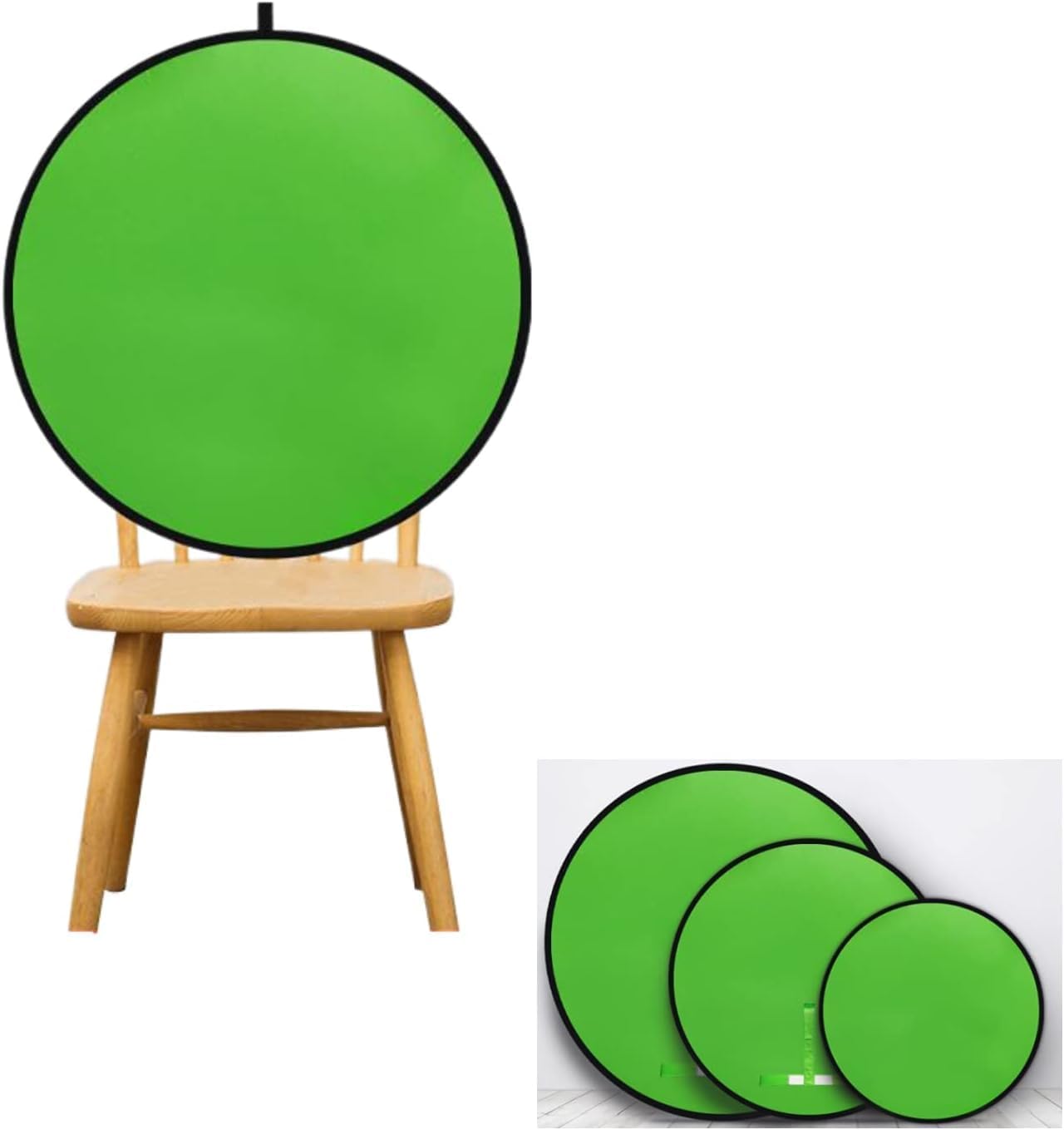 Amazon.com: Beautifully Warm Zoom Office Chair Green Screen : Home ...