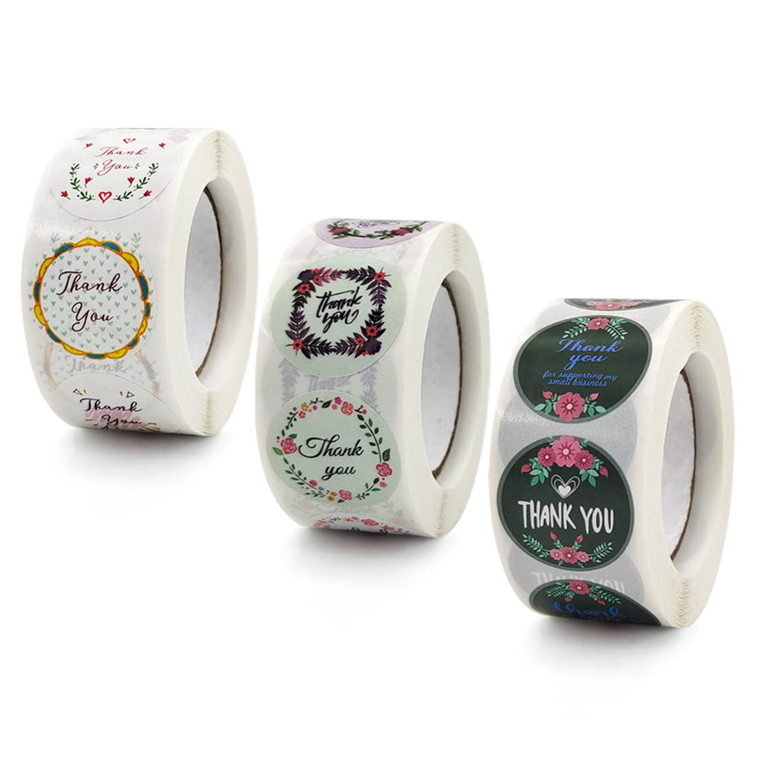 Amazon.com: Buer Homie Stickers 1 Inch 1500 Pcs in 3 Rolls 16 Patterns ...