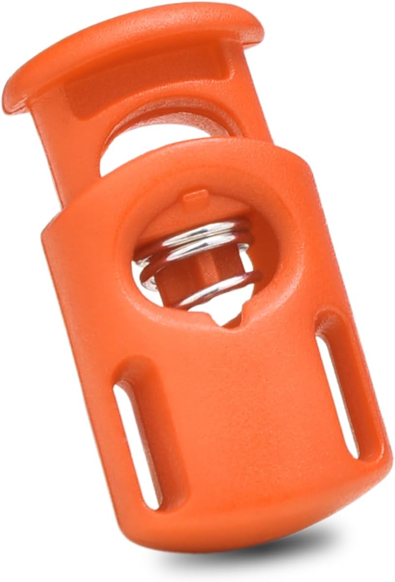 Amazon.com: 10 Pack Plastic Spring Cord Locks for Drawstring Paracord ...