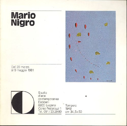Amazon.com: Mario Nigro: NIGRO, Mario (Pistoia, 1917 - Livorno, 1992 ...