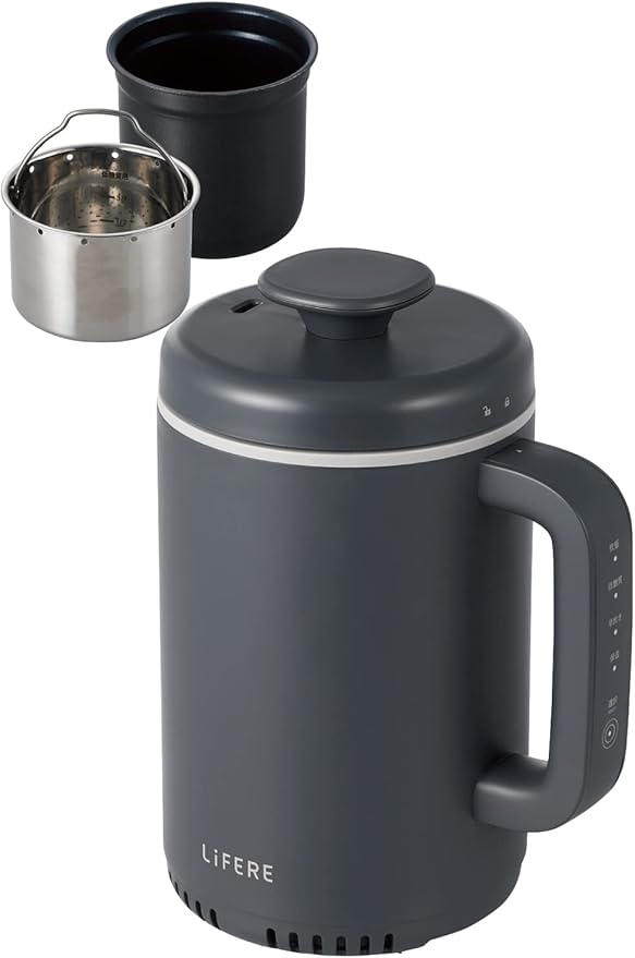 Amazon | エレコム IH炊飯器 小型 1合炊き コンパクト設計 低糖質モード 一合厚釜採用 ひとり暮らし用 ケトルサイズ LiFERE ブラック HAC-RCIH01BK | エレコム ...