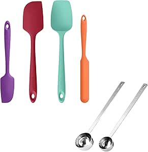 Amazon.com: U-Taste 600ºF Heat Resistant BPA Free Silicone Spatula Set ...