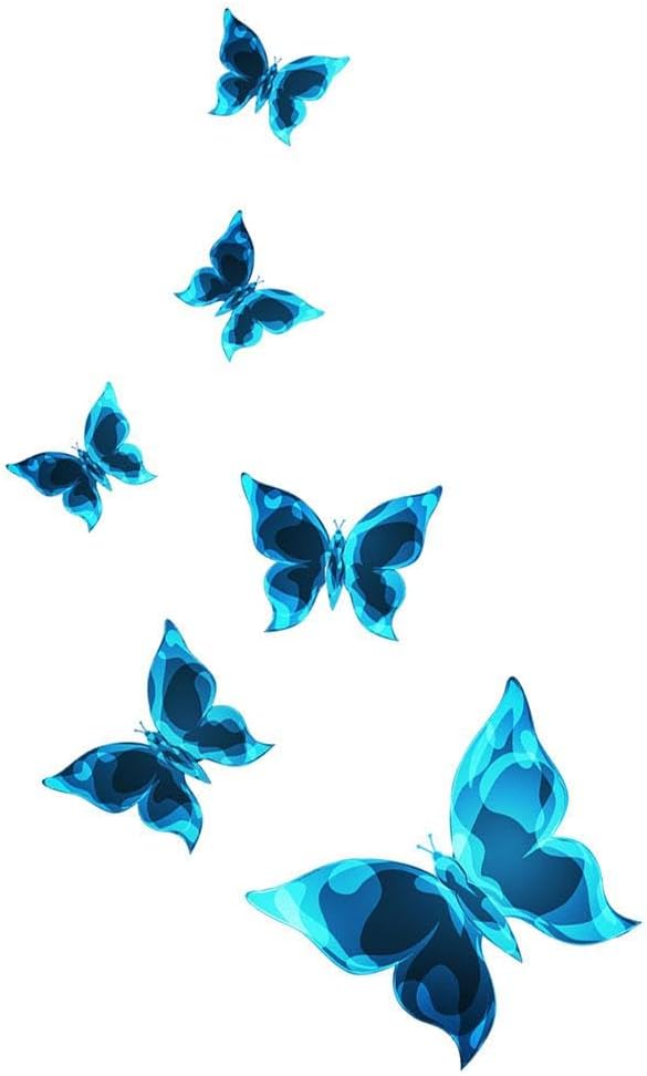 Amazon.com: fvituve Blue Luminous Butterflies Glow in The Dark ...