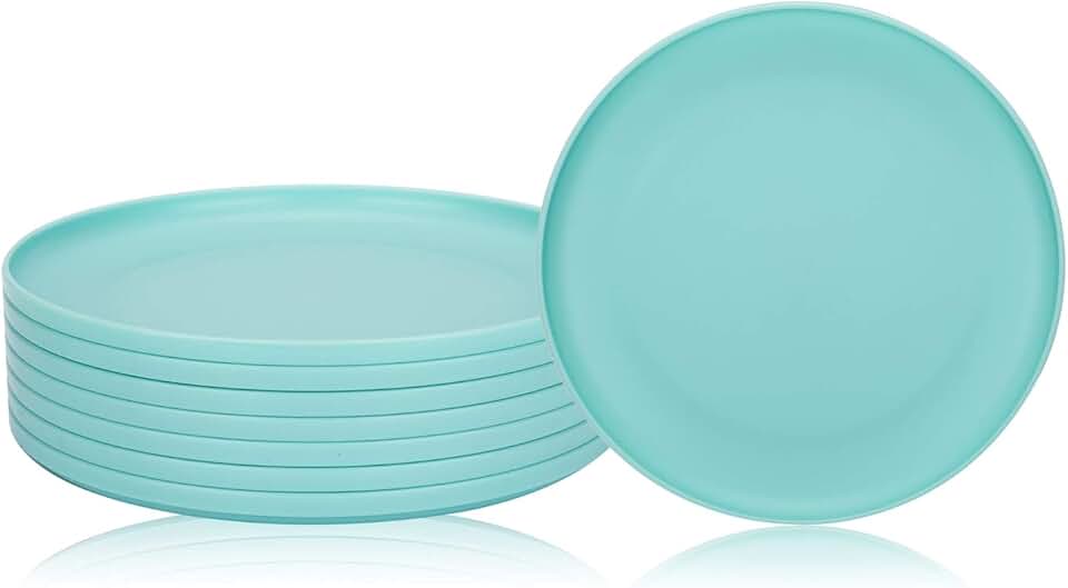 Amazon.com: teal plastic plates