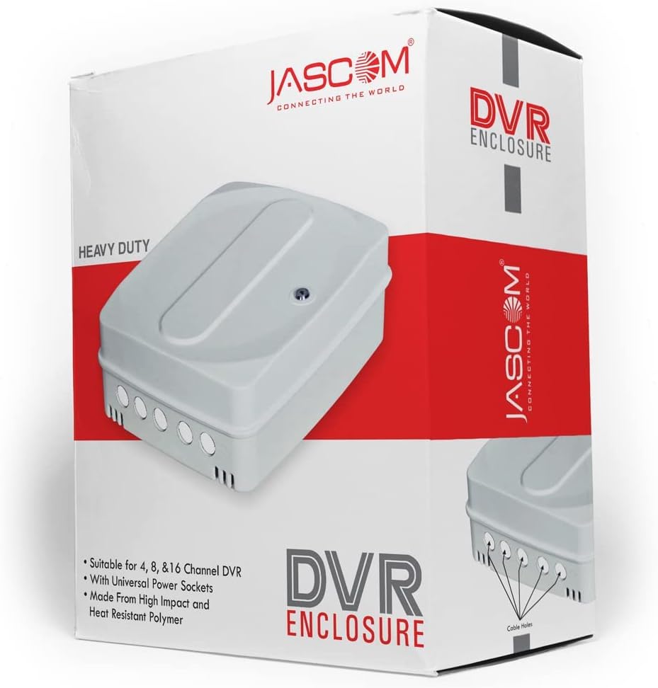 JASCOM® DVR Rack Junction Box For 4CH/8CH/16CH, DVR, NVR, PoE Switch ...