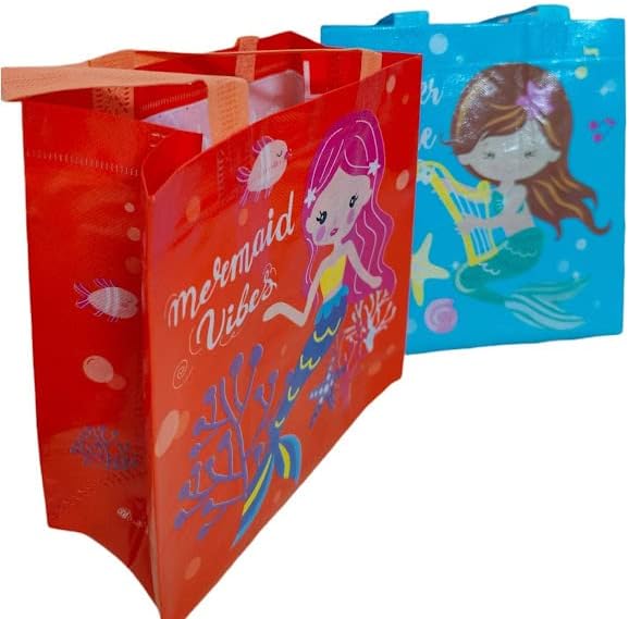 TERA 13 Return Gifts for Girls (Pack of 6 pcs) Mermaid Theme Carry Bag ...