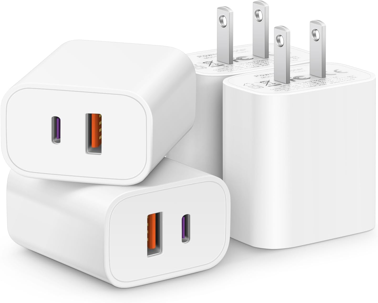 Amazon.com: AILKIN USB Charger Wall Plug, [5Pack-1Port] Fast Charging ...