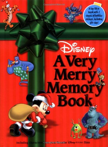 Disney A Very Merry Memory Book: Disney Books, Disney Storybook Art ...