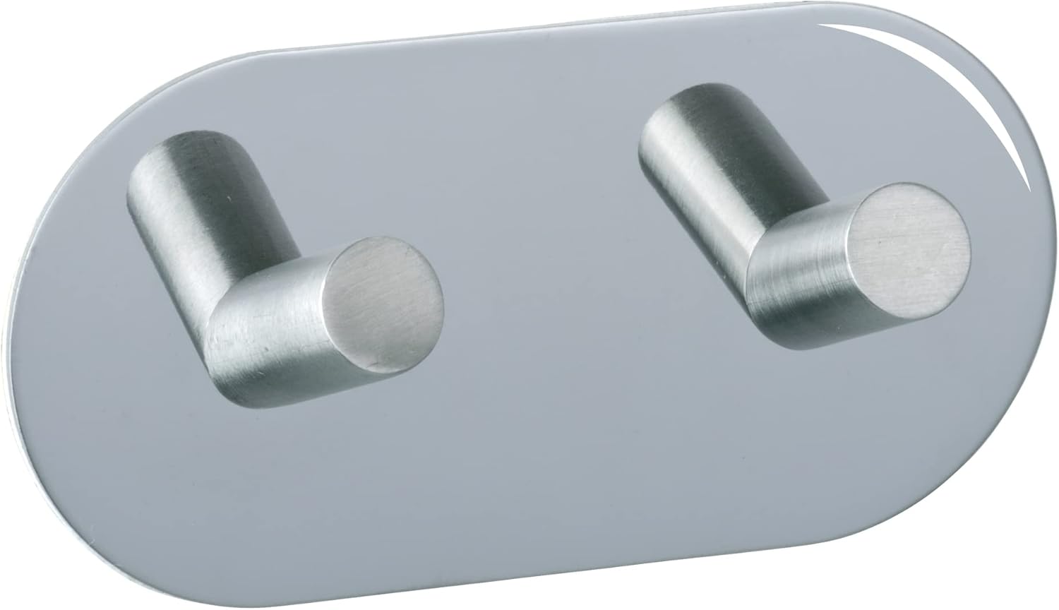 Wenko Wall Hook Duo of Stainless Steel, Shiny Silver : Amazon.co.uk ...