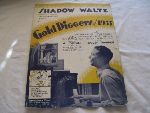 Amazon.com: SHADOW WALTZ AL DUBIN 1933 SHEET MUSIC FOLDER 441 SHEET ...