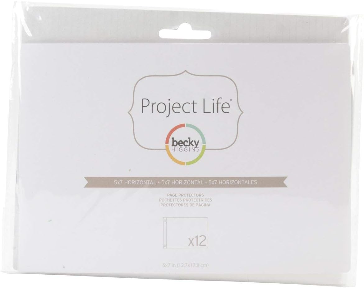Amazon.com : Becky Higgins 380018 Project Life Page Protector-5 x 7 ...