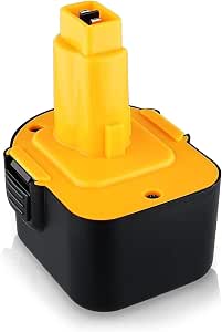 VANTTECH 4.6ah DC9071 Ni-MH Replacement Battery for Dewalt 12V DE9074 ...