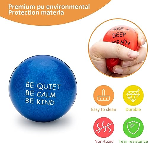 10 Pack Motivational Stress Balls for Adults Stress Relief Balls for ...