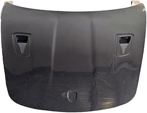 Amazon.com: Carbon Fiber Front Bumper Engine Hood Cover Compatible for ...
