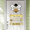 Amazon.com: Bumble Bee Door Decor for Home, 15"×24" Wooden Bee door ...