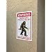 Amazon.com : Bigfoot Sasquatch Funny Metal Sign Decor Bigfoot Metal ...