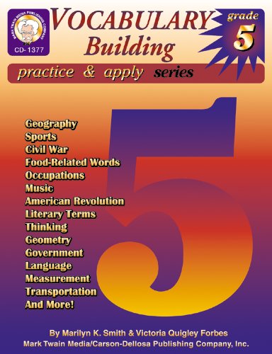 Vocabulary Building, Grade 5 (Practice & Apply): Smith, Marilyn K ...