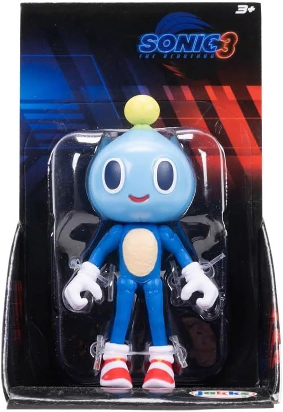 SONIC THE HEDGEHOG 3 - Figura articulada de 6,3 cm, diseño de Chao ...