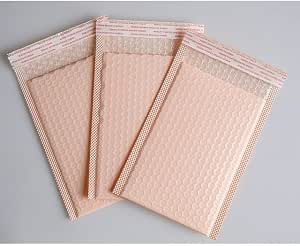 Amazon.com: 100 Pcs Pink Mailer Poly Bubble Padded Mailing Envelopes ...
