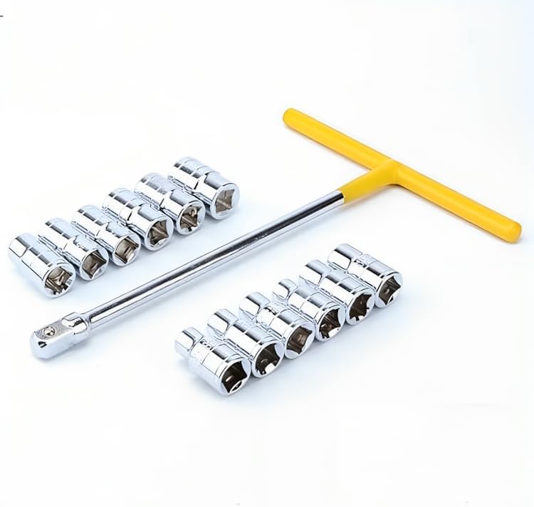 ziodic Chrome Vanadium Steel T Spanner Socket Type T Shaped Handle ...