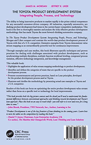 The Toyota Product Development System: Integrating People, Process and ...