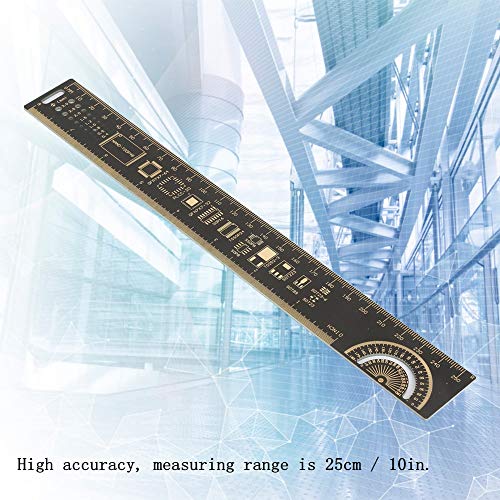 PCB Ruler, Multifunctional Ruler Electronic Engineers Ruler 10 inch ...