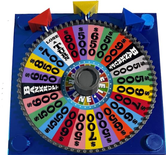 Amazon.com: Deluxe Wheel of Fortune Wheel - Bonus Round NOT included ...