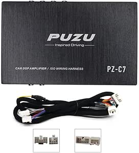 Amazon.co.jp: PUZU PZ-C7 4 X 150 W 4 chから6 ch車載DSPアンプ2005-2017モデルトヨタプラグアンドプレイ車載ラジオの音質アップグレードデジタル ...