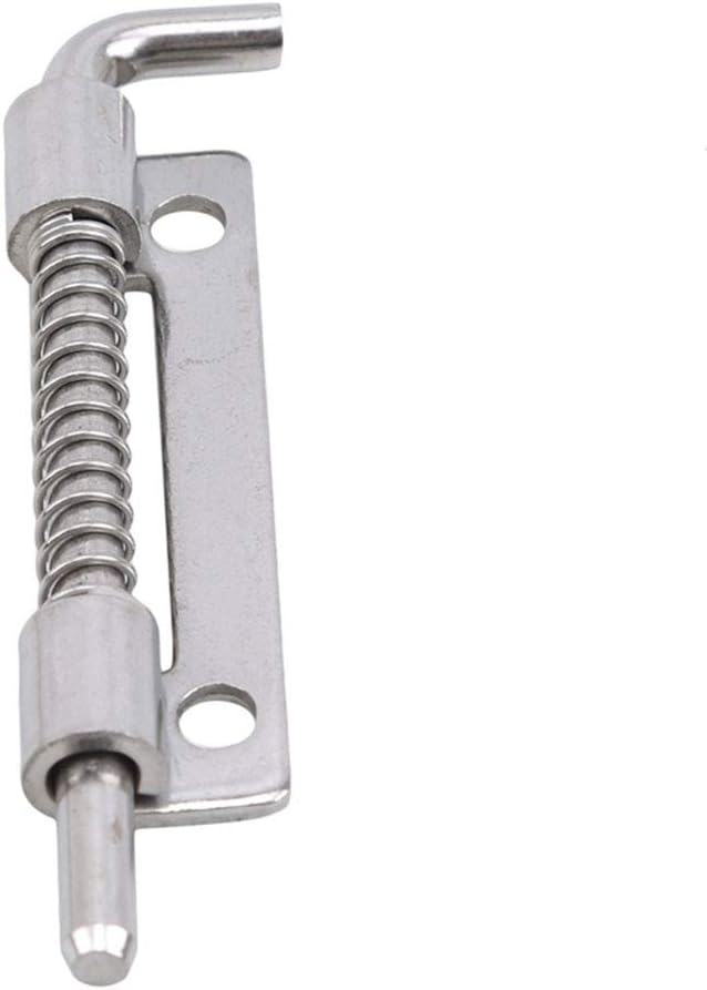 Amazon.com: 304 Stainless Steel Flat Pin Hinge Spring Latch Movable ...