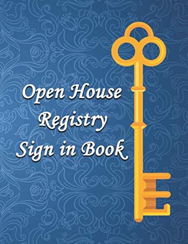 Open House Registry Sign In Book: Real Estate Agent Gift - Open House ...