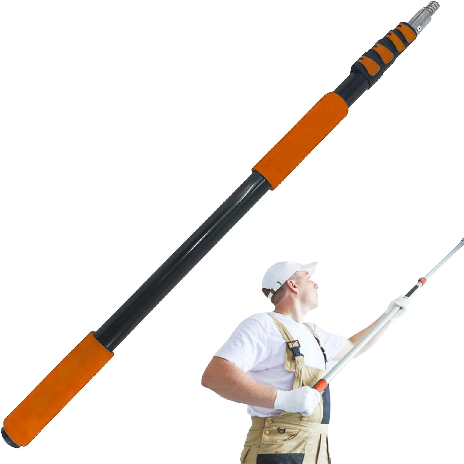Amazon.com: 6-30 ft Long Telescopic Extension Pole, Multi-Purpose ...