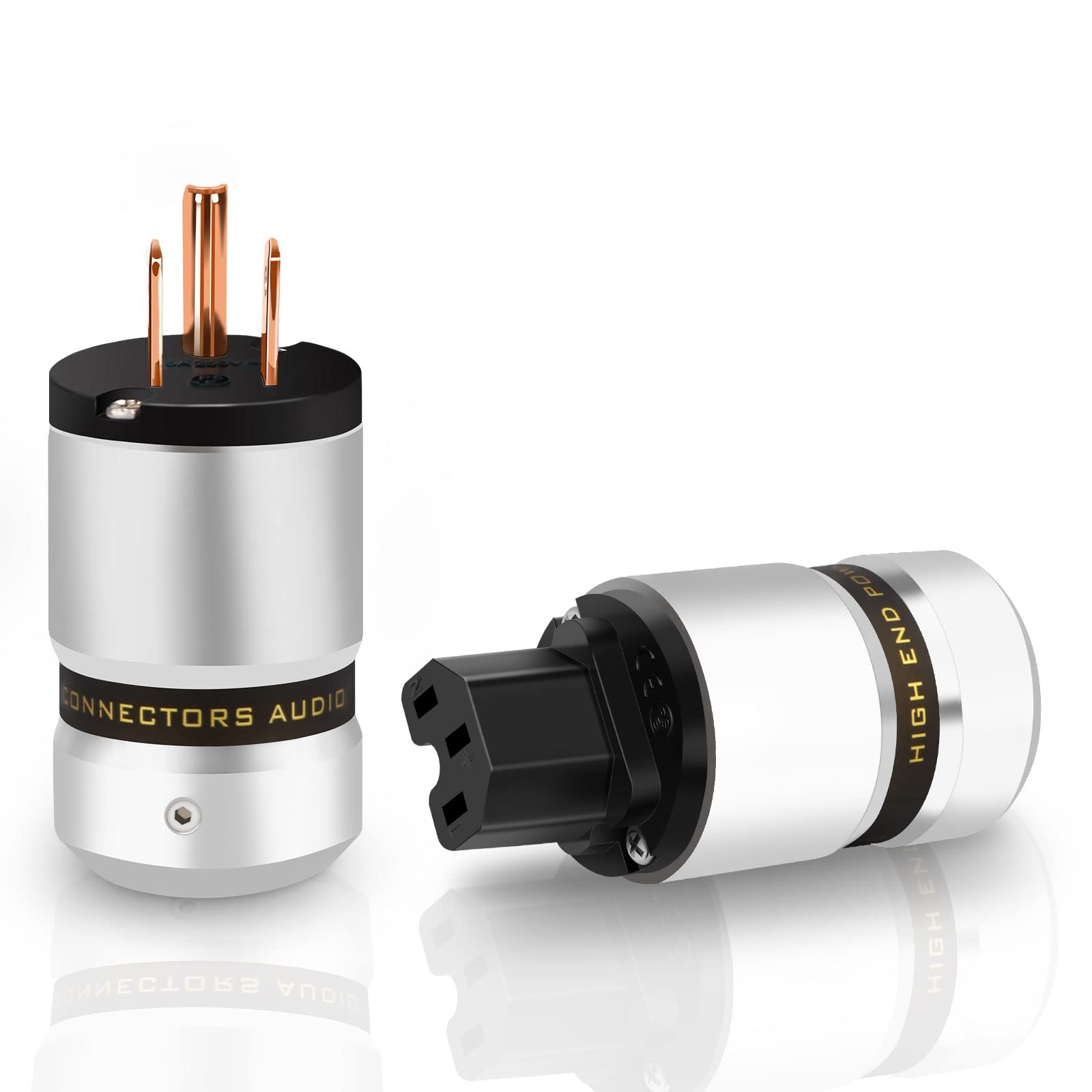 Amazon.com: Monosaudio Audio Power Plug 10A/250V 15A/125V Hi-End Power ...