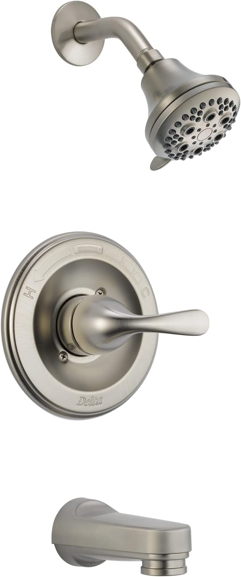 DELTA FAUCET T13420-SSPD Classic Tub & Shower, 10.00 x 7.00 x 10.00 ...