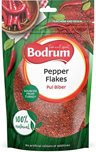 Turkish Chilli Pepper Flakes Bodrum 250g : Amazon.co.uk: Grocery