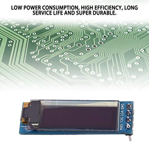 0.91 Inch OLED Display Screen DC 3.3V to 5V SSD1306 Driver IC DIY ...