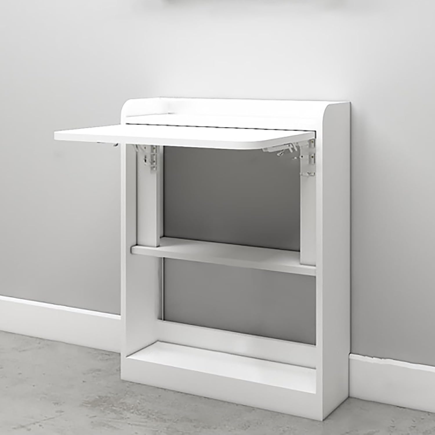 Amazon.com: Wall-mounted Floor-standing Folding Table With Storage ...