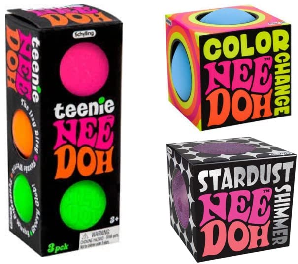 Nee Doh Schylling Stress Balls Squishy Squeezy Stretchy The Complete ...