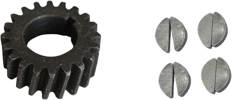 Amazon.com: Supermotorparts Push Bike Gear&2pcs Woodruff Key Fits 66cc ...