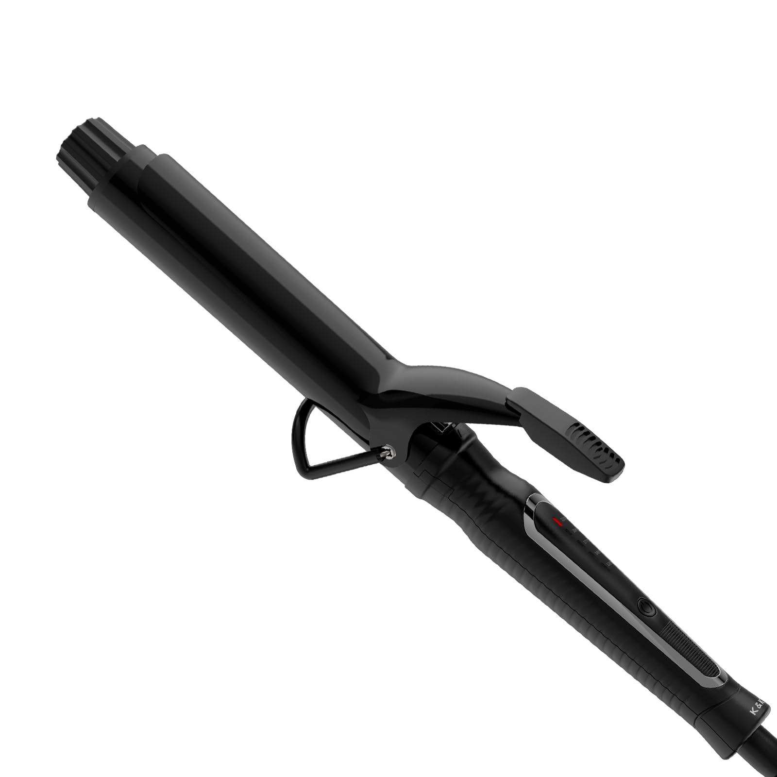 Curling Iron with Clamp, Ceramic Coating 32MM Long Barrel Adjustable ...
