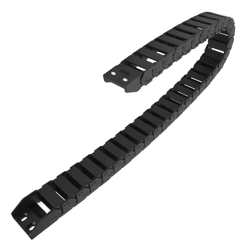 Buy Cable Carrier YILEGOU Drag Chain Wire Carrier Black Plastic Semi ...