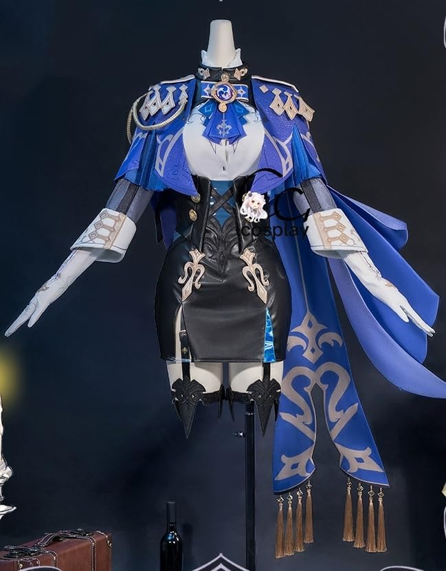 Amazon.co.jp: [Ment] CGcosplay 原神 クロリンデ コスプレ衣装 用 撮影 仮装 Cosplay 学園祭 舞台公演 ...
