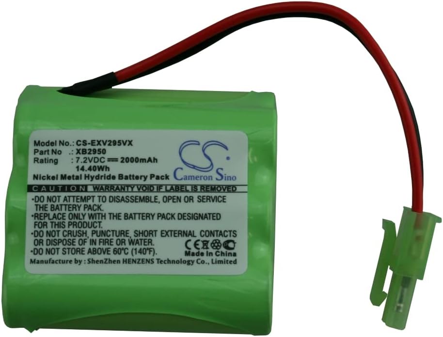 Amazon.com: Replaces 7.2V 2000mah Cordless Vacuum Battery Compatible ...