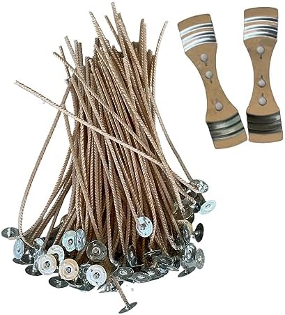 Amazon.com: Lais 100pcs 6 inch Candle Wick Nature Cotton Candle Wick ...
