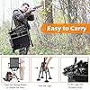 Amazon.com: Tangkula Hunting Chair with Shooting Rest, 360° Swivel ...